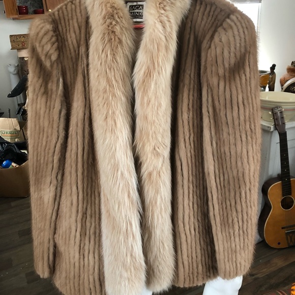 Saga Furs | Jackets & Coats | Mink And Fox Jacket | Poshmark